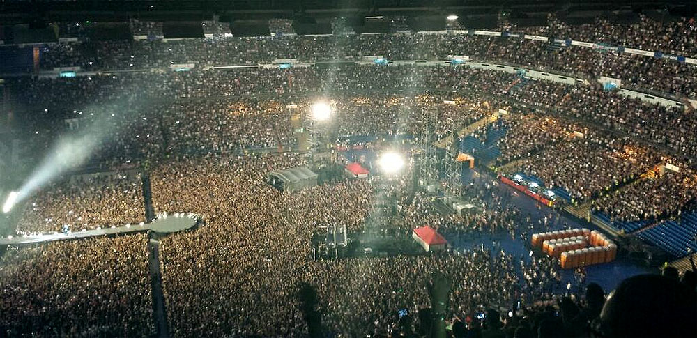 EL IMPRESIONANTE ASPECTO DEL SANTIAGO BERNABEU | Conciertos, Fotos musica EL IMPRESIONANTE ASPECTO DEL SANTIAGO BERNABEU | Conciertos, Fotos musica